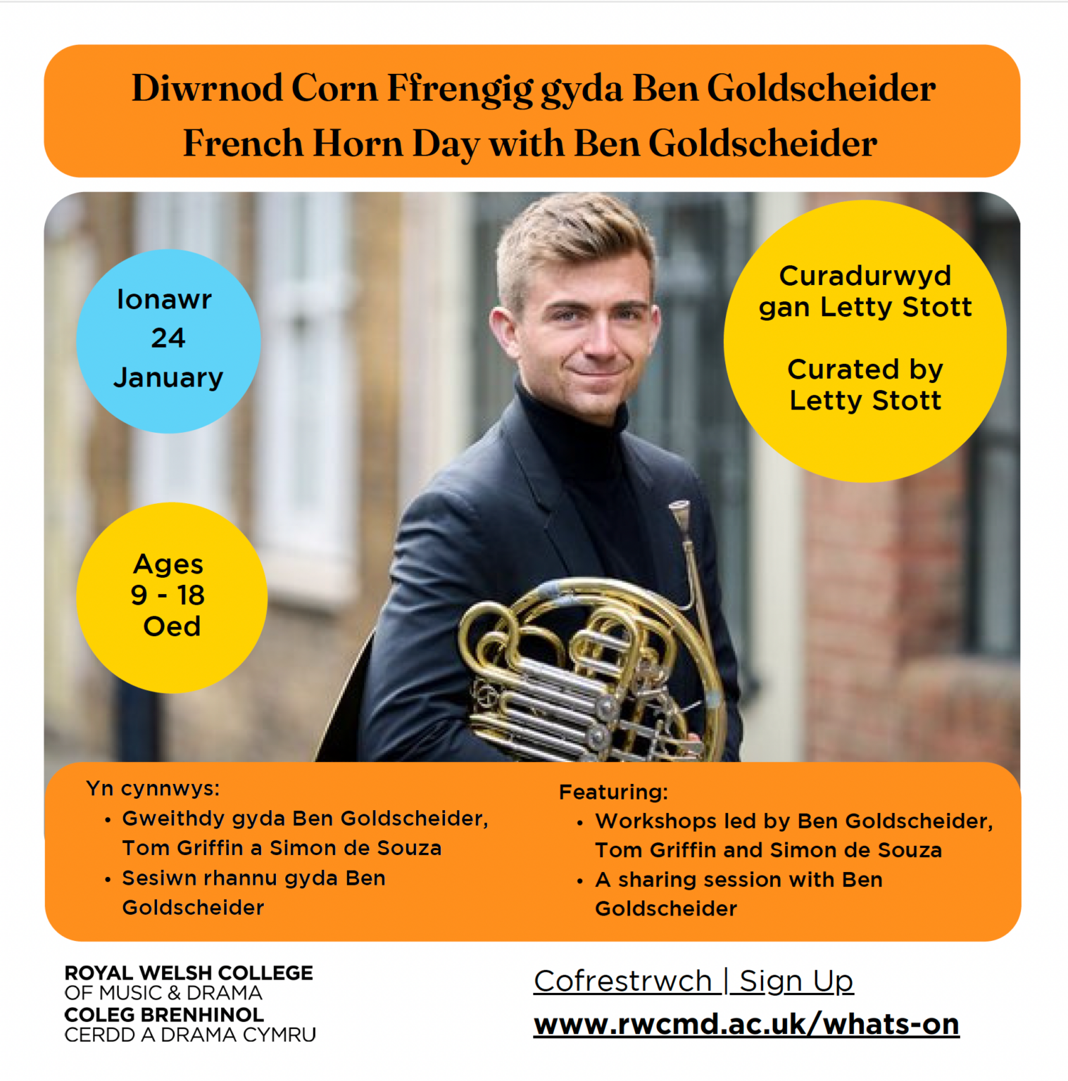 Royal Welsh College of Music and Drama French Horn Day 24th Jan 2026 ...